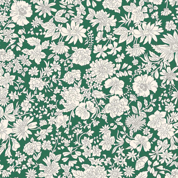 FAT QUARTER (XXL Size: Approx 20" x 54"): Liberty 'Emily Blossom' 0166 ...