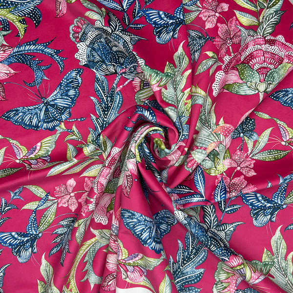 Chatham Glyn | Crafty Velvets 'Ambatik' CVL072 CERISE: by the ½m ...