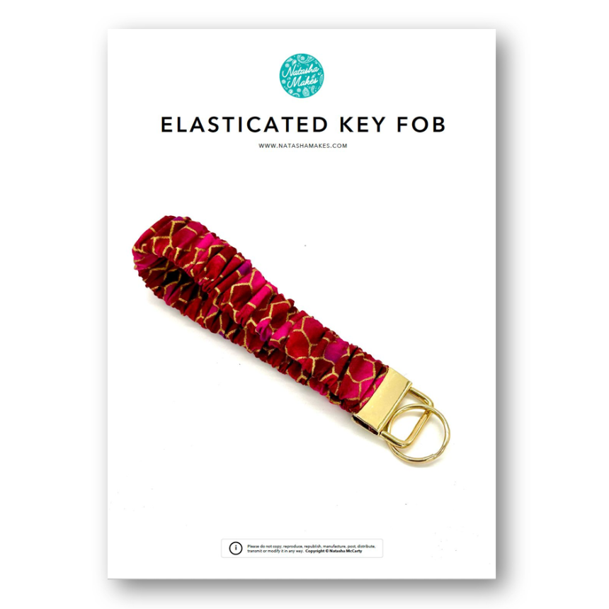 INSTRUCTIONS: Elasticated Key Fob: PRINTED VERSION – Natasha Makes