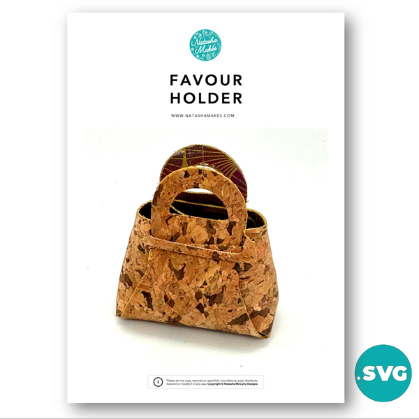 DIGITAL SVG FILE: Favour Holder: SVG CUTTING FILE ONLY – Natasha Makes