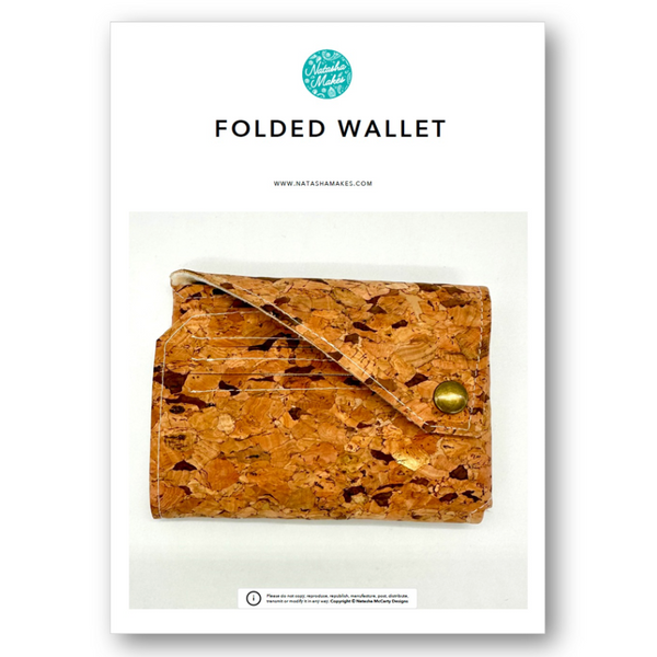 INSTRUCTIONS with PRECUT MYLAR PLASTIC TEMPLATES: Folded Wallet: PRINT ...