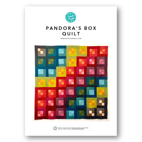 INSTRUCTIONS: Pandora's Box Quilt Pattern: PRINTED VERSION – Natasha Makes