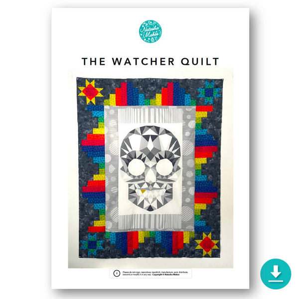 INSTRUCTIONS: The Watcher Quilt Pattern: DIGITAL DOWNLOAD – Natasha Makes