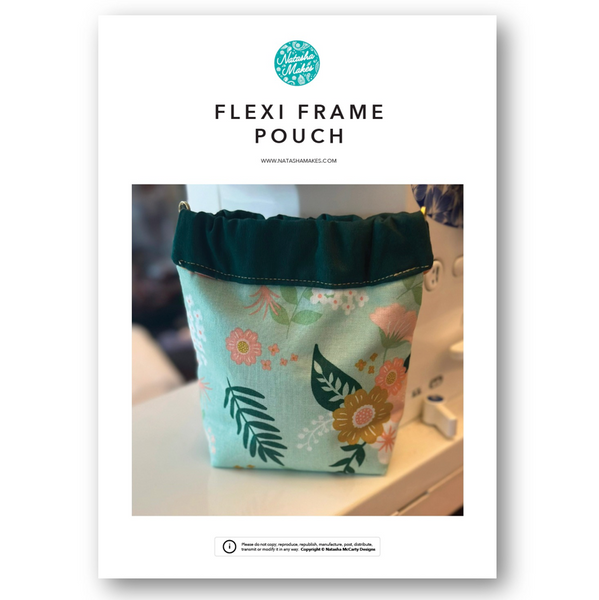 INSTRUCTIONS: Flexi Frame Pouch: PRINTED VERSION – Natasha Makes
