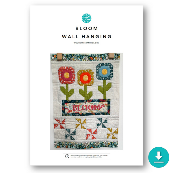 INSTRUCTIONS: Bloom Wall Hanging Pattern: DIGITAL DOWNLOAD – Natasha Makes