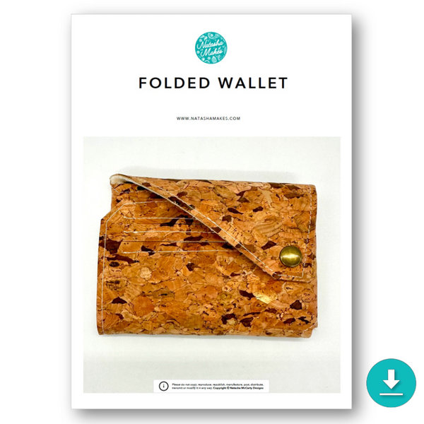 INSTRUCTIONS: Folded Wallet: DIGITAL DOWNLOAD – Natasha Makes