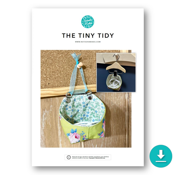 INSTRUCTIONS: The Tiny Tidy: DIGITAL DOWNLOAD – Natasha Makes