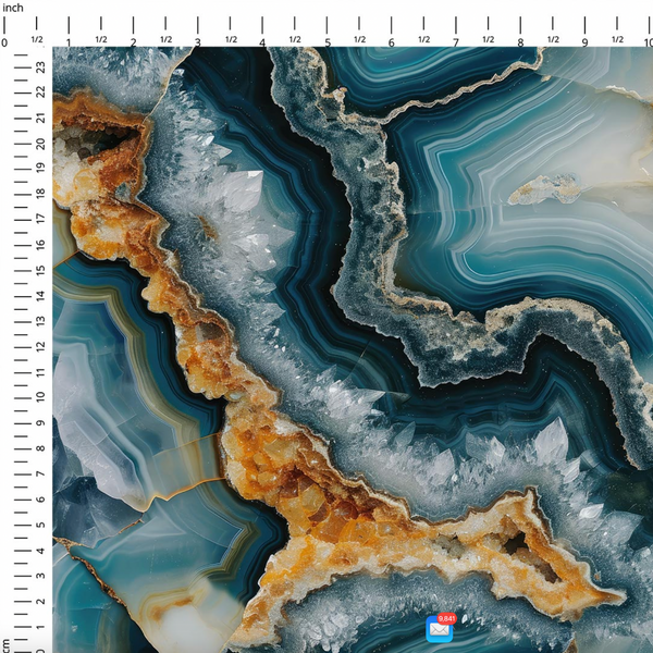 Upholstery Velvet 'Geode 11': by the XL FAT QUARTER – Natasha Makes