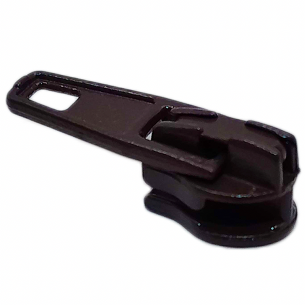 HARDWARE: Metal Zip Slider & Pull: PLAIN: Size 5: BROWN – Natasha Makes