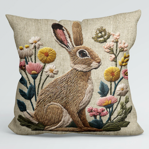 PANEL SET: Linen Effect, 1 Pair: Approx 18" square (45cm x 45cm) each ...