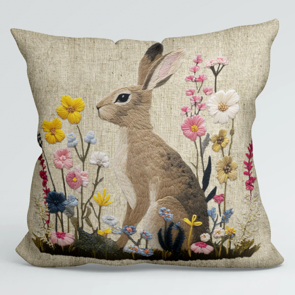 PANEL SET: Linen Effect, 1 Pair: Approx 18" square (45cm x 45cm) each ...