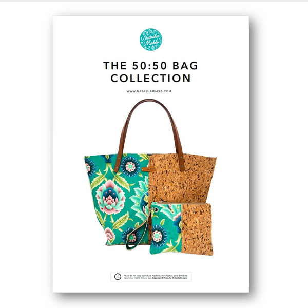 INSTRUCTIONS: The 50:50 Bag Collection: PRINTED VERSION – Natasha Makes