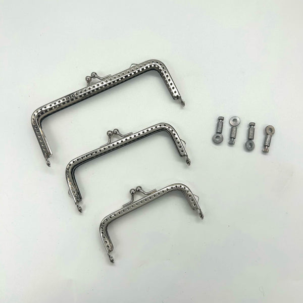 HARDWARE: Trio of Purse Frames with Four Frame Holders – Natasha Makes