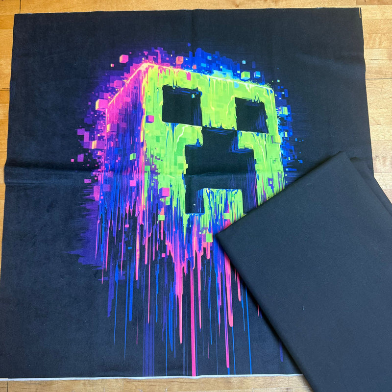 SPECIAL BUY: French Velvet Panel + 1/2m Technical Fabric: BLOCKY FACE ...