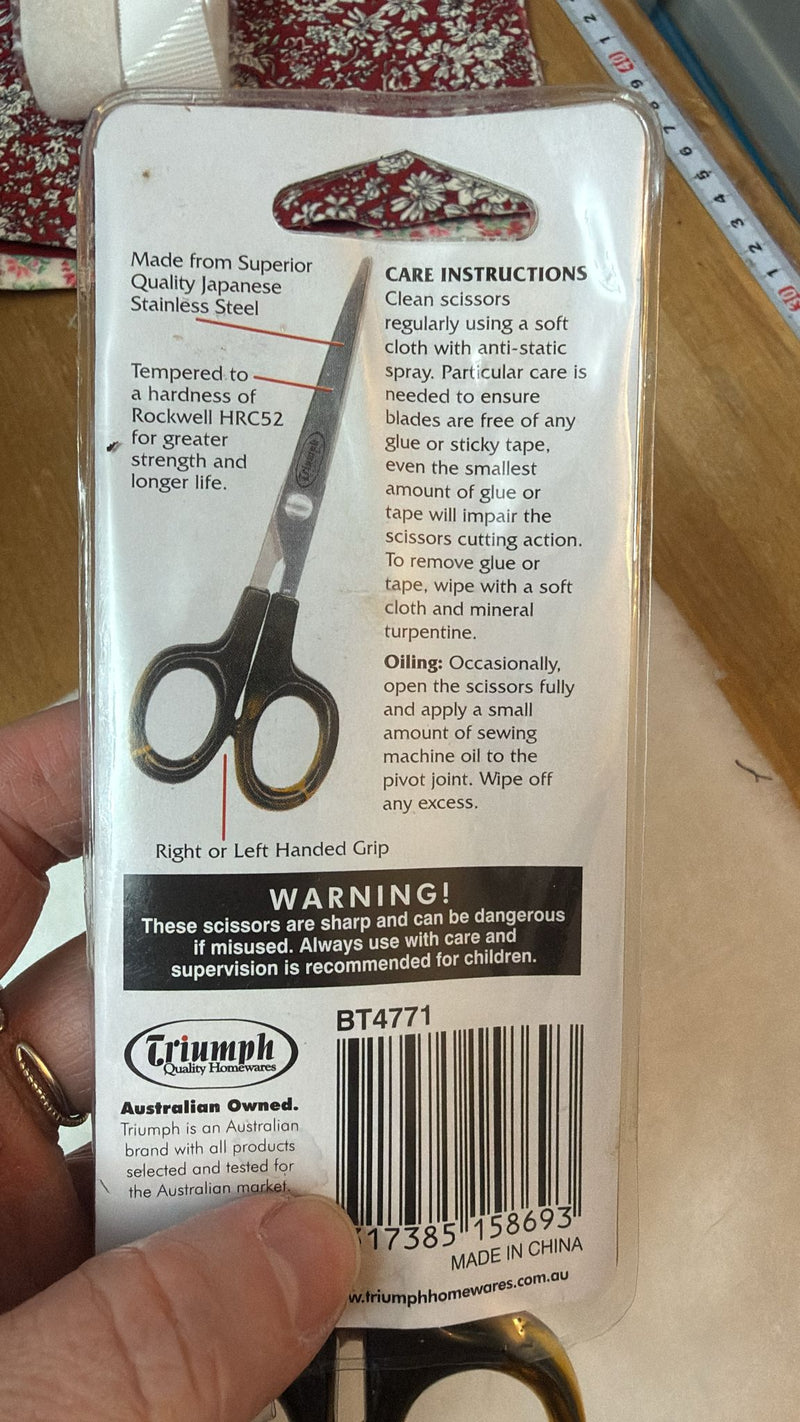 TOOLS: Triumph® Premiere Household Scissors: 160mm (6¼") – Natasha Makes