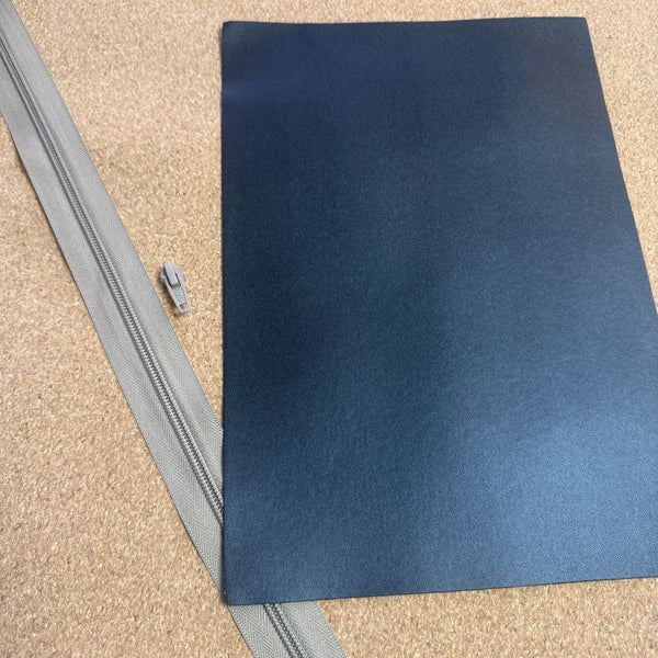 FABRIC + ZIP KIT: PU Trim Case: Black option – Natasha Makes