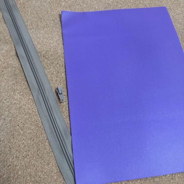 FABRIC + ZIP KIT: PU Trim Case: Light Purple option – Natasha Makes
