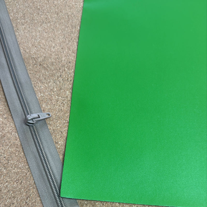 FABRIC + ZIP KIT: PU Trim Case: Green option – Natasha Makes