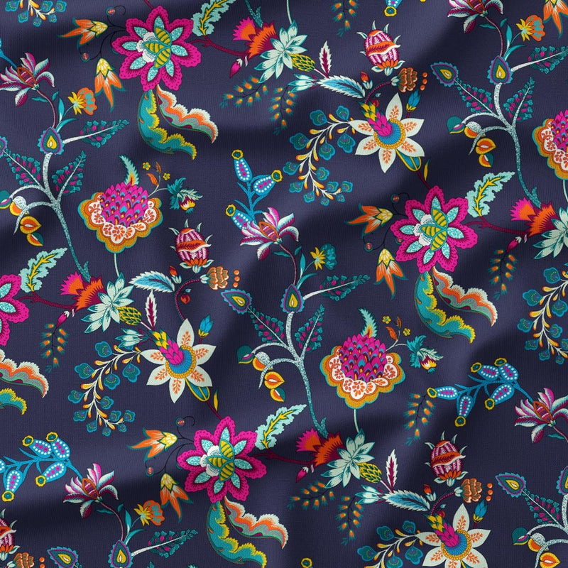 FABRIC BUNDLE: Five PRECUT French Velvet Designs: Approx 50cm x 45cm ...