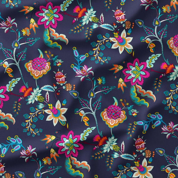 French Velvet 'Floral Chintz': PRECUT Approx 50cm x 45cm – Natasha Makes