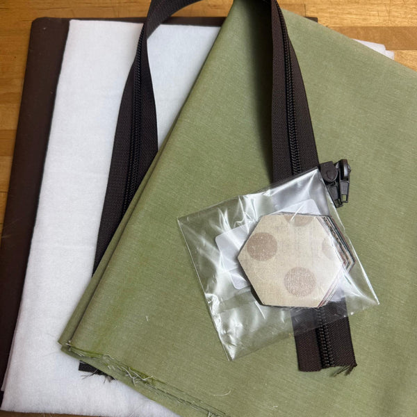 FABRIC, ZIP + ACCESSORIES: Two Tone EPP Pouch: TIM HOLTZ & MODA option ...