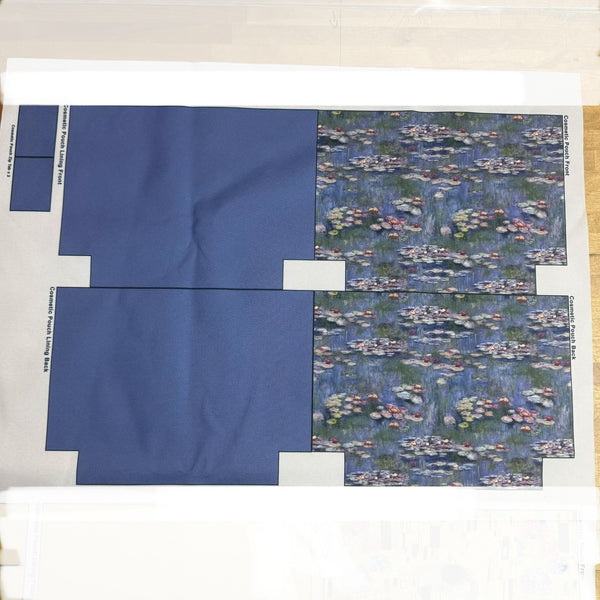 FABRIC KIT + ZIP: Waterproof Cosmetic Bag: Artist 4 – Natasha Makes