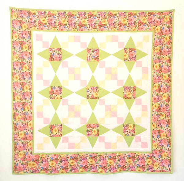 INSTRUCTIONS with Templates: 'Spring Swirl' Quilt Pattern: PRINTED VER ...