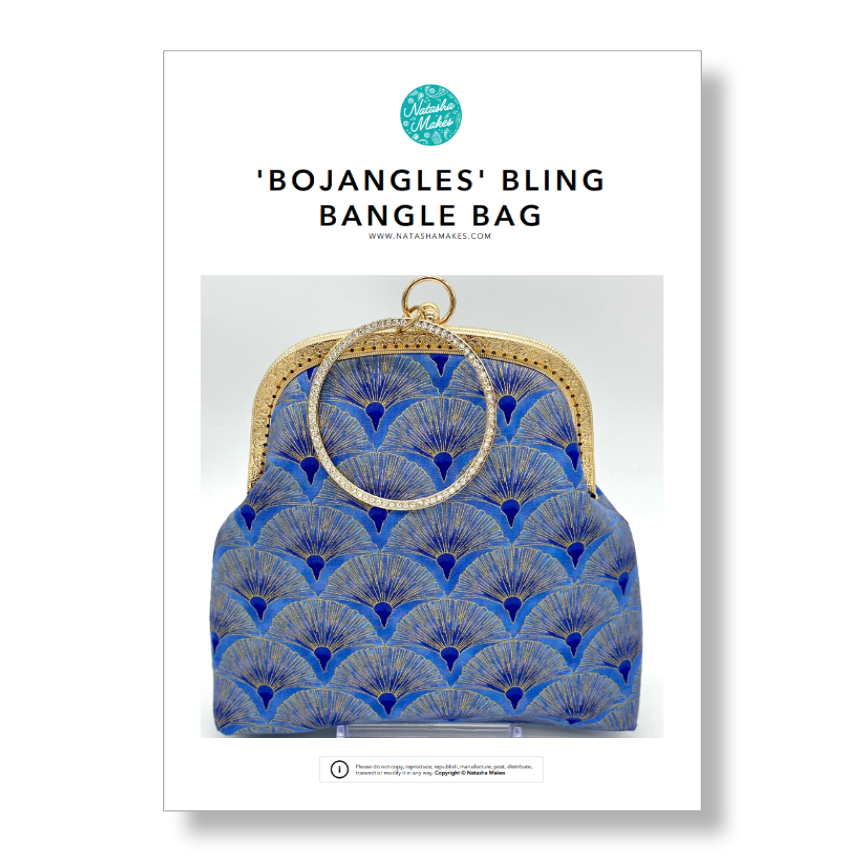 INSTRUCTIONS with Template: Bojangles Bling Bangle Bag: PRINTED VERSIO ...