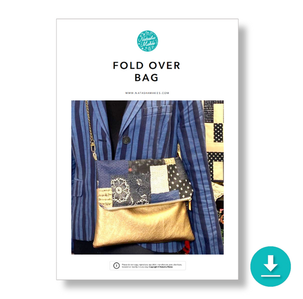 INSTRUCTIONS: Fold Over Bag: DIGITAL DOWNLOAD – Natasha Makes