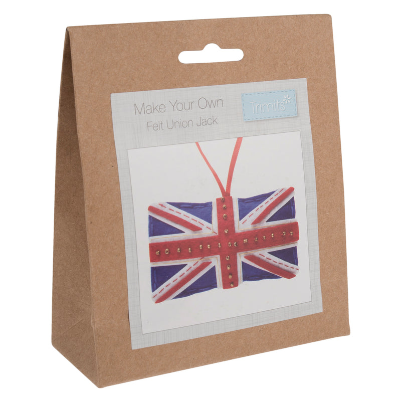 Trimits: 'Make Your Own' Felt Decoration Kit: Union Jack Flag – Natasha ...