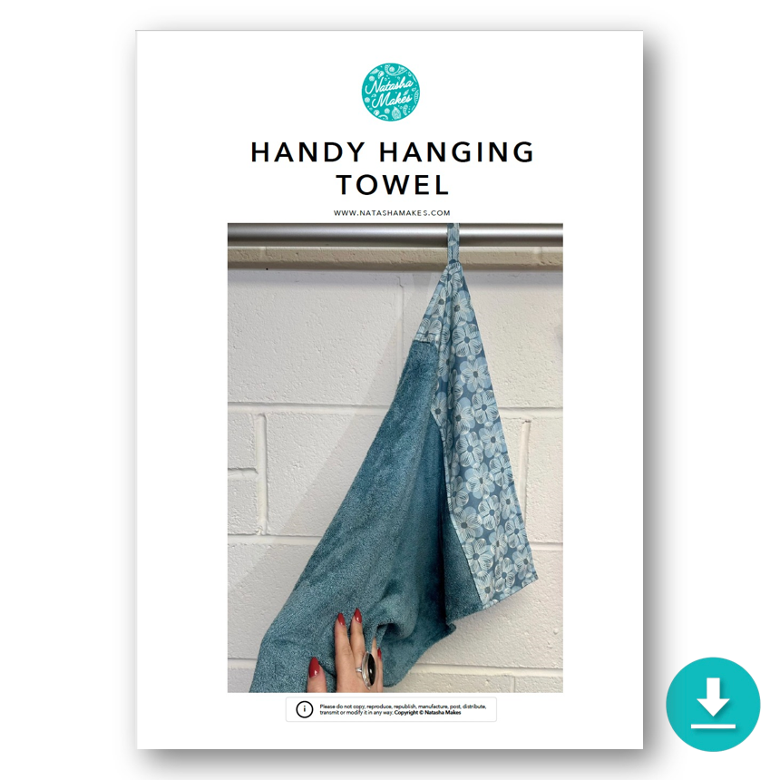 INSTRUCTIONS: Handy Hanging Towel: DIGITAL DOWNLOAD – Natasha Makes