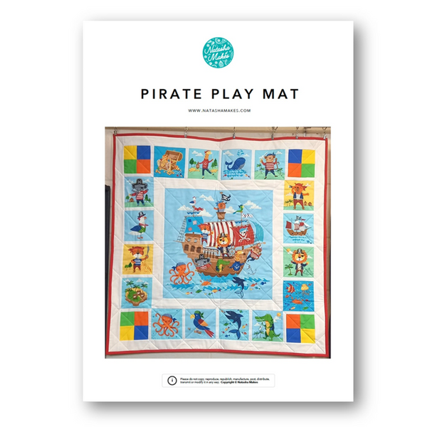 INSTRUCTIONS: 'Pirate Play Mat' Pattern: PRINTED VERSION – Natasha Makes