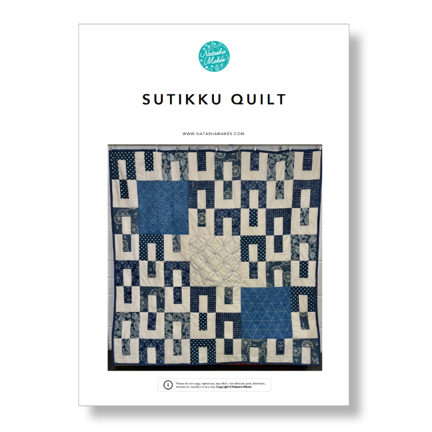 INSTRUCTIONS with Templates: 'Sutikku' Quilt Pattern: PRINTED VERSION ...