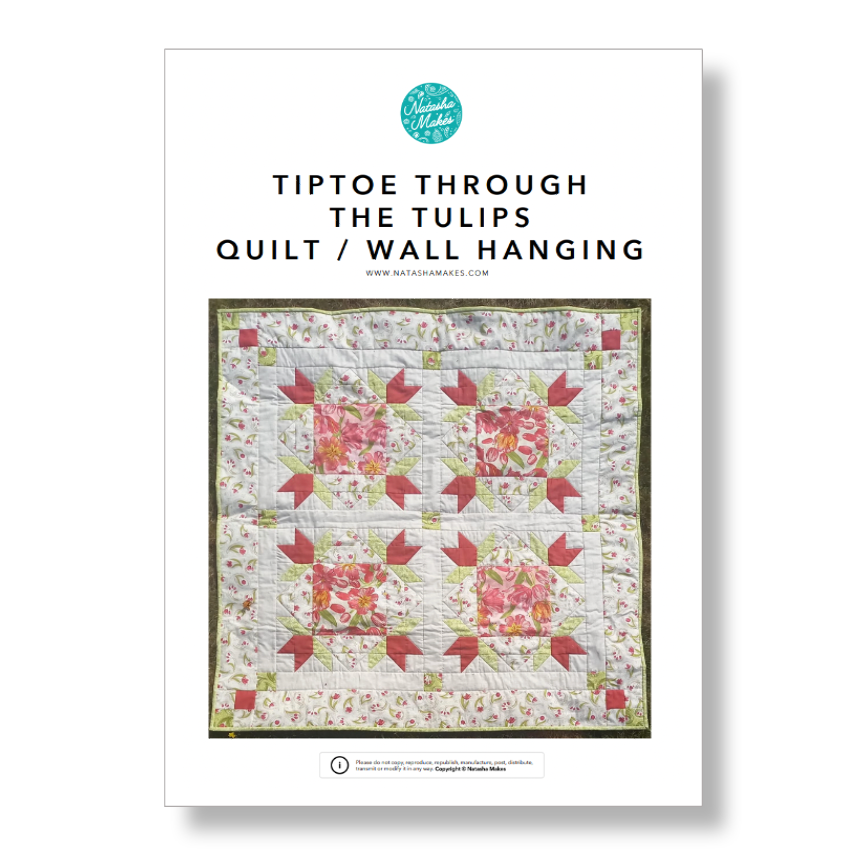 INSTRUCTIONS: 'Tiptoe Through the Tulips' Quilt: PRINTED VERSION ...