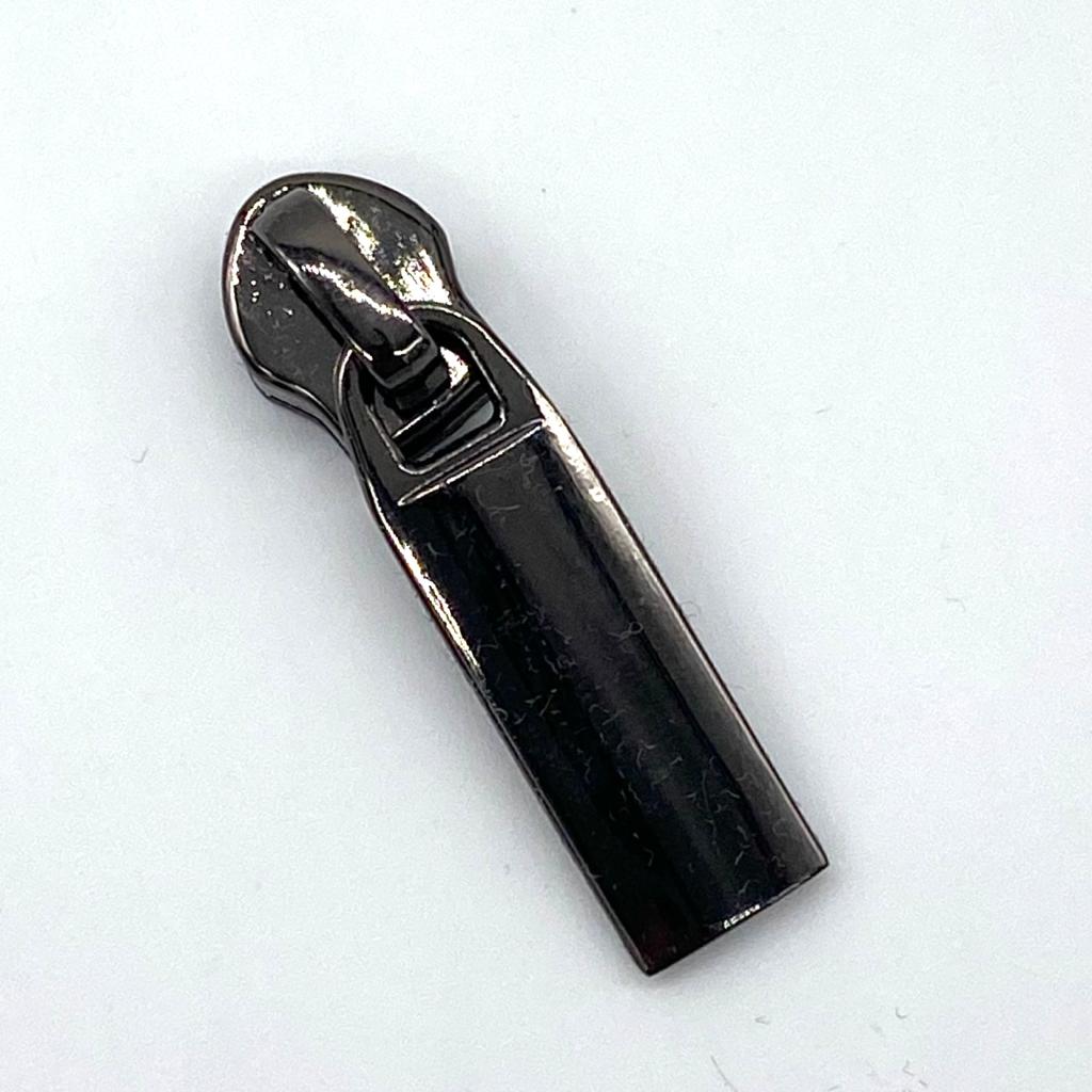HARDWARE: Metal Zip Slider with Rectangular Bar Zipper Pull x 1: SIZE ...