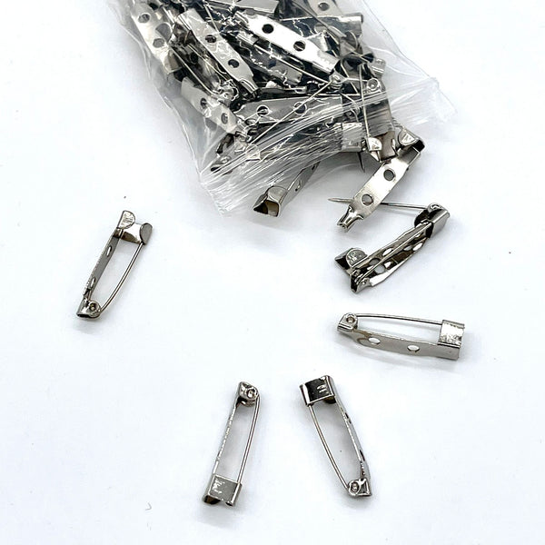 Craft Corner | 25mm Brooch Backs (Approx 50 pieces) – Natasha Makes